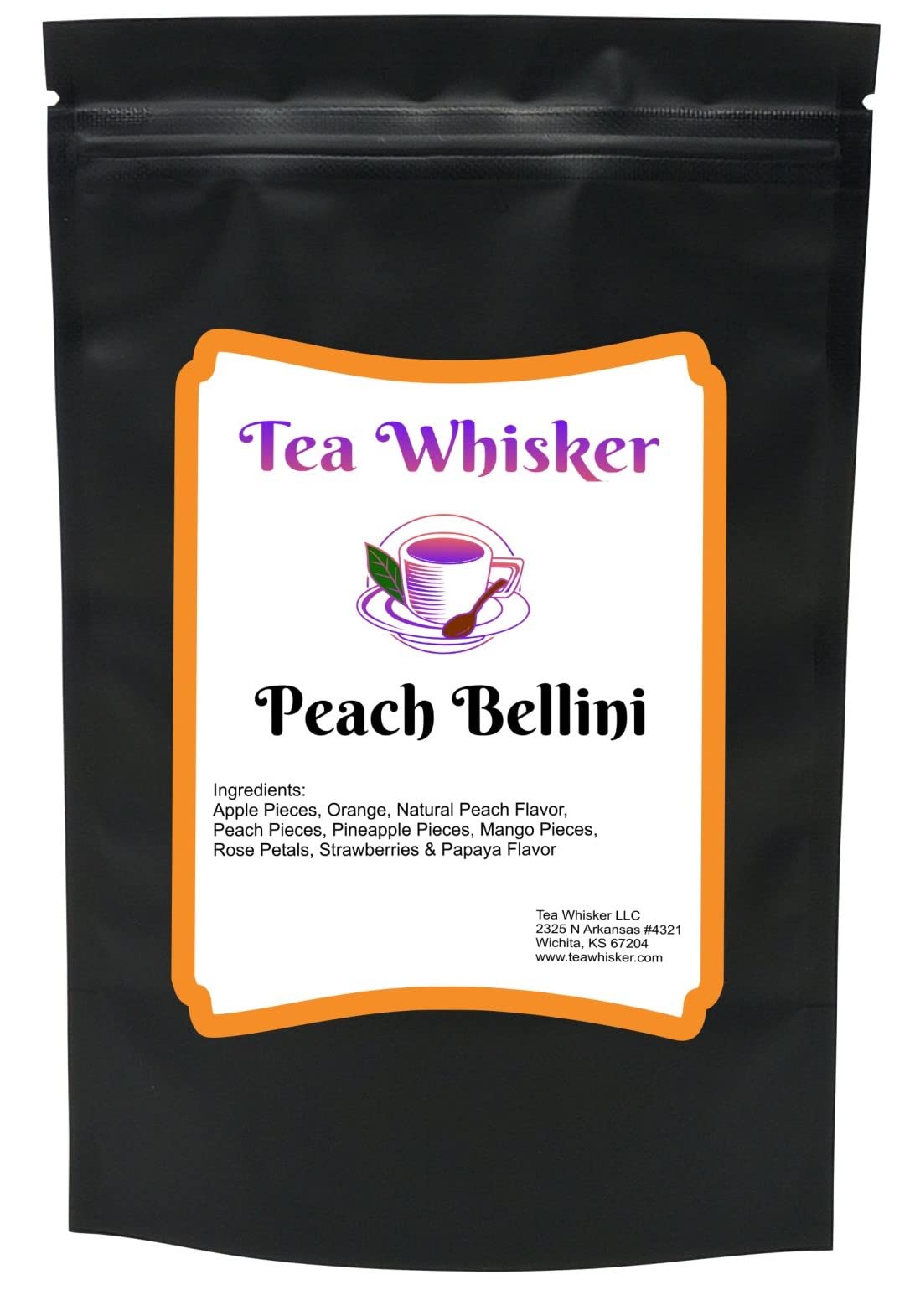 Peach Bellini tea for relaxation