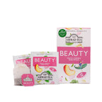 Peach carob herbal tea blend