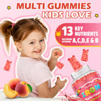 Peach Flavored Kids Vitamins