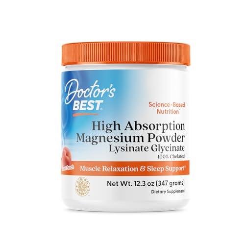 Peach flavored magnesium supplement for relaxation