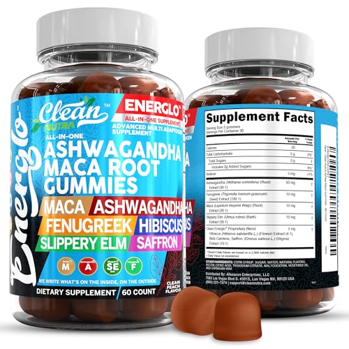 peach flavour ashwagandha gummies for energy