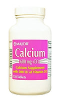 Peach flavour calcium carbonate supplement
