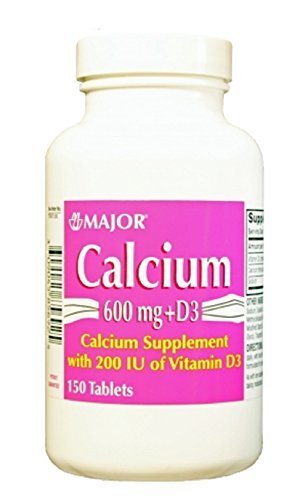 Peach flavour calcium carbonate supplement