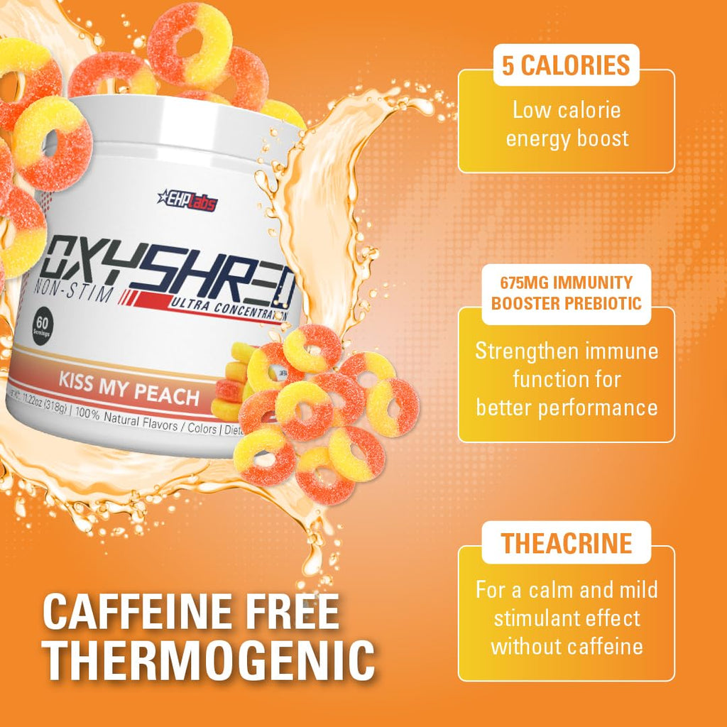 peach flavour pre-workout supplement