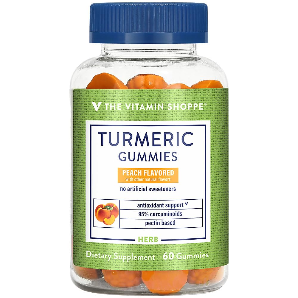 peach flavour turmeric gummies for wellness