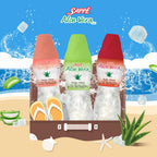 peach-flavoured herbal wellness beverage