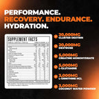 peach flavoured pre-workout supplement