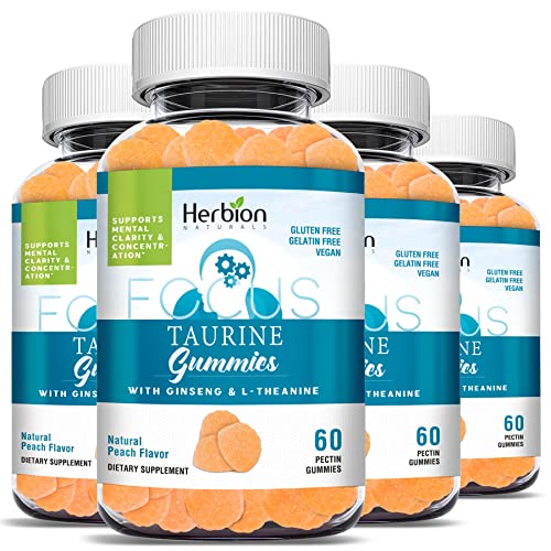 peach-flavoured taurine gummies for clarity