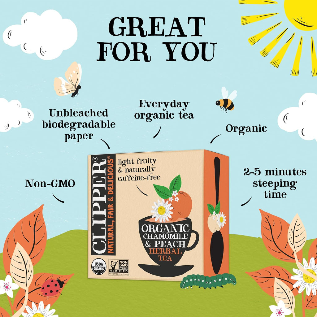 peach herbal tea for relaxation