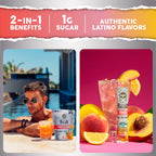 Peach lemonade focus drink for athletes