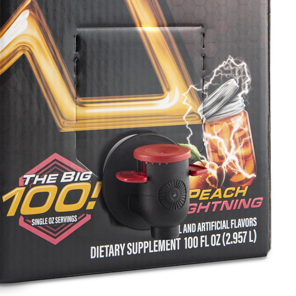 Peach Lightning energy shot