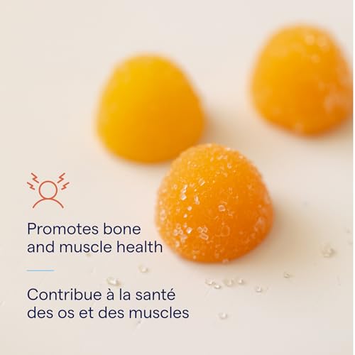 Peach magnesium gummies for energy boost