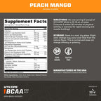 Peach mango BCAA amino acids supplement