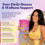 Peach mango collagen powder for skin