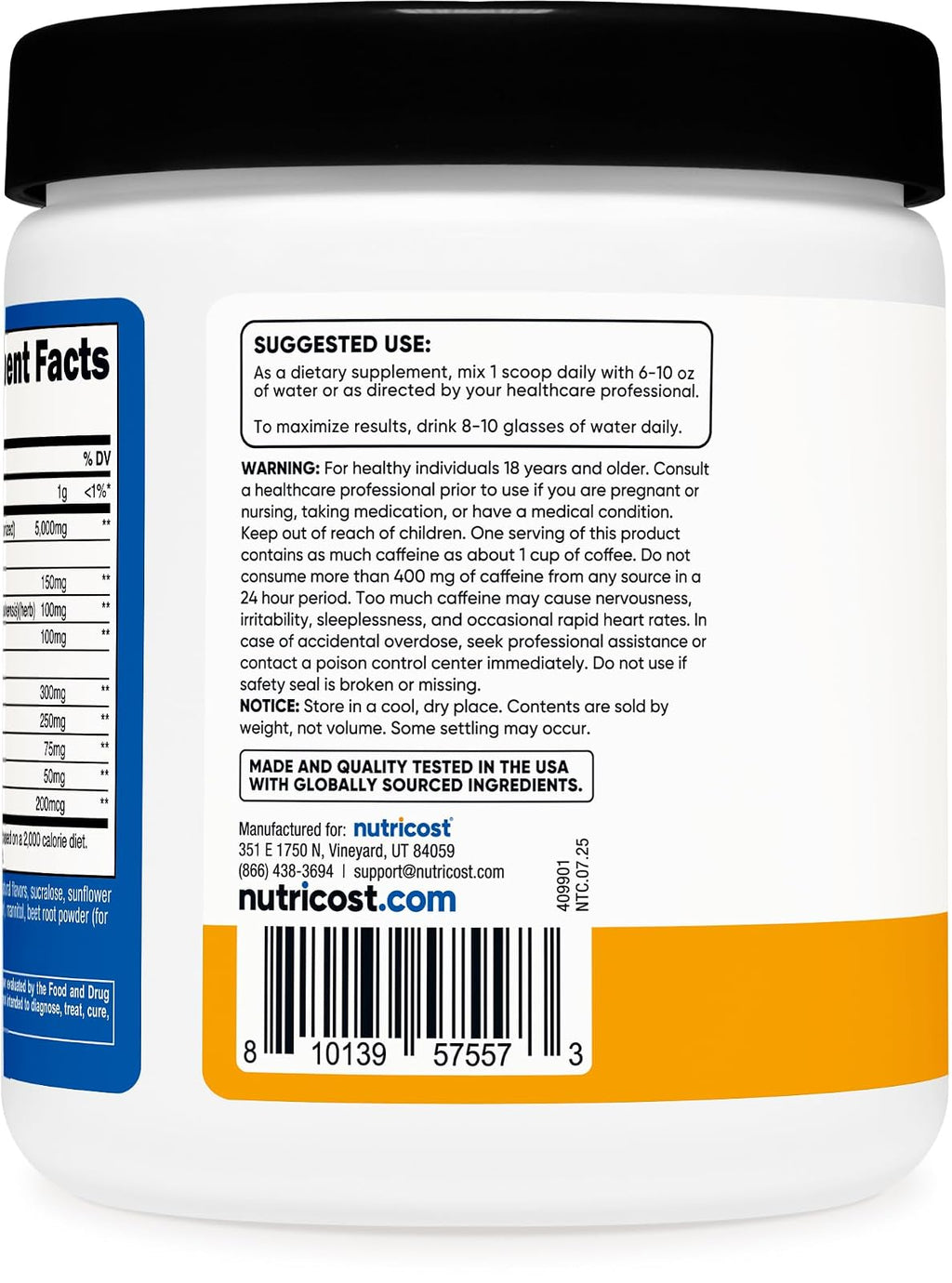 peach mango creatine supplement for energy