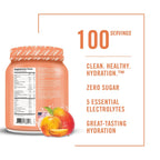 Peach mango electrolyte drink mix