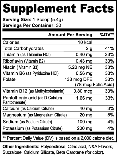Peach Mango electrolyte drink mix