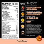 Peach mango electrolyte drink mix