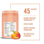peach mango electrolyte powder for athletes