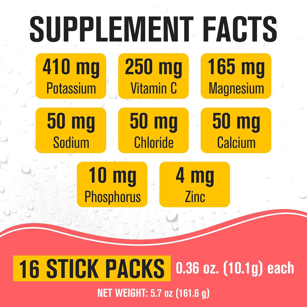 Peach mango electrolyte powder