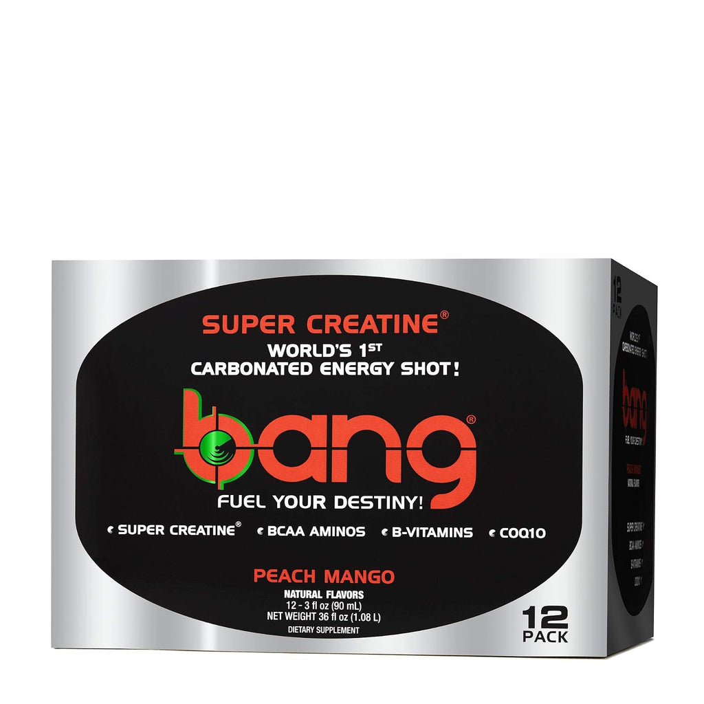 Peach Mango energy shot for workouts