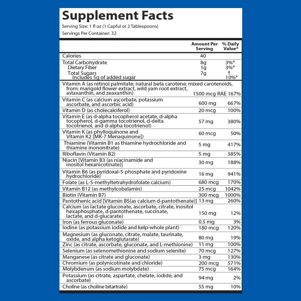 Peach mango flavour multivitamin