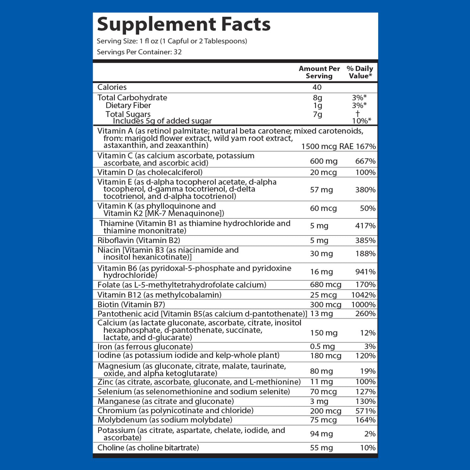 Peach mango flavour multivitamin