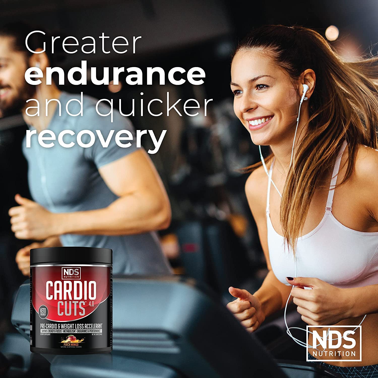 Peach mango flavour pre-workout supplement
