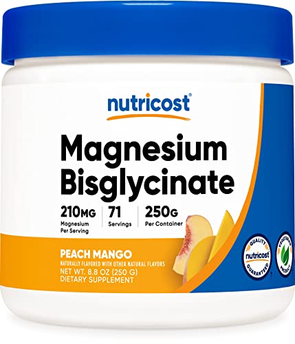 Peach mango magnesium glycinate supplement