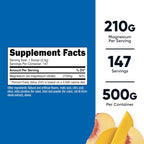 Peach mango magnesium powder for relaxation
