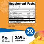 Peach mango sports electrolytes drink