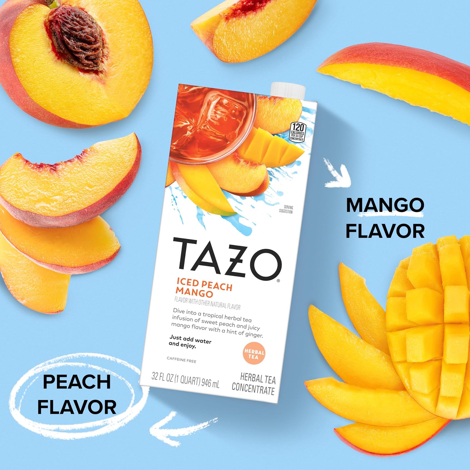 peach mango tea for summer