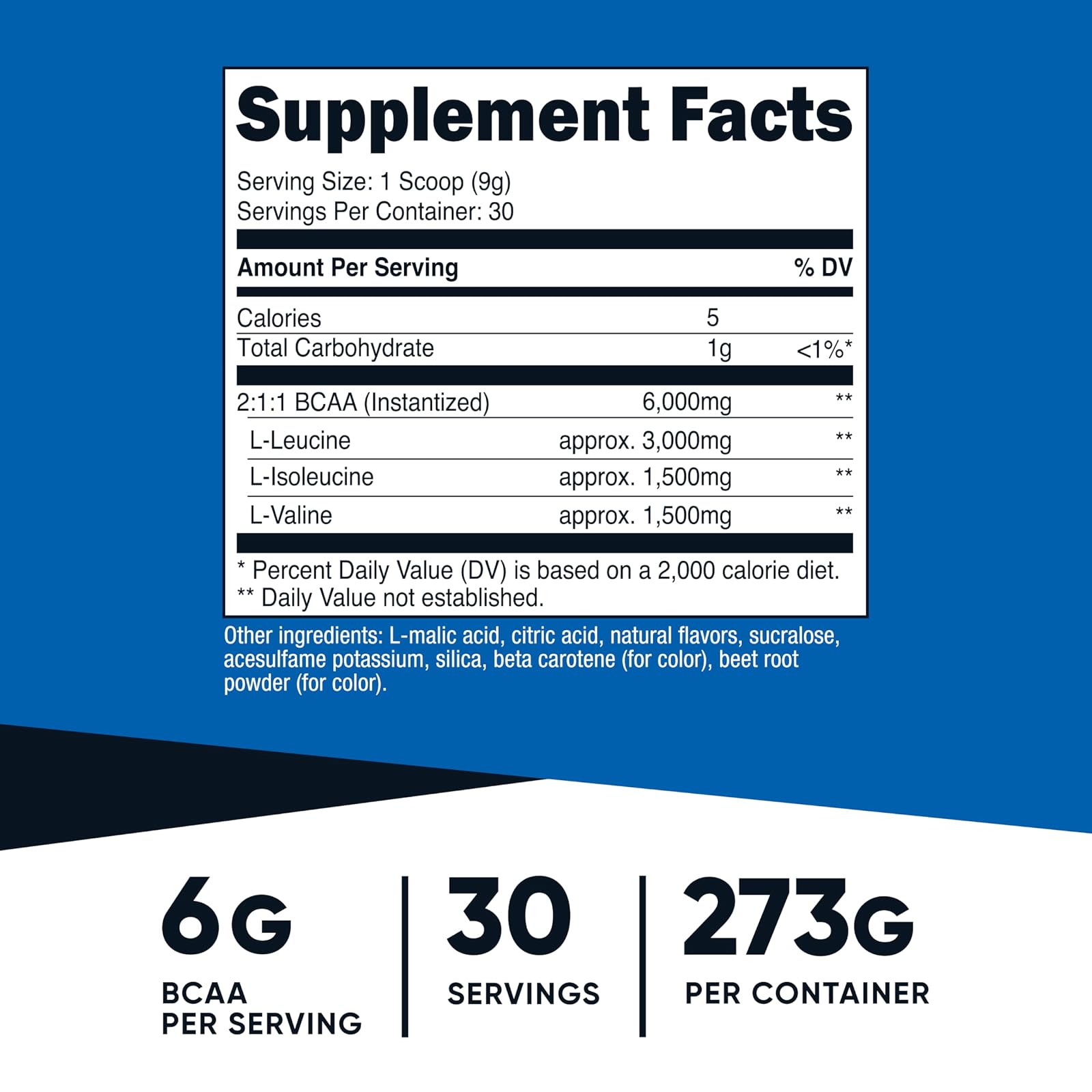 Peach pear BCAA powder for workouts