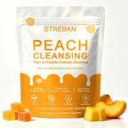 Peach probiotic fiber gummies