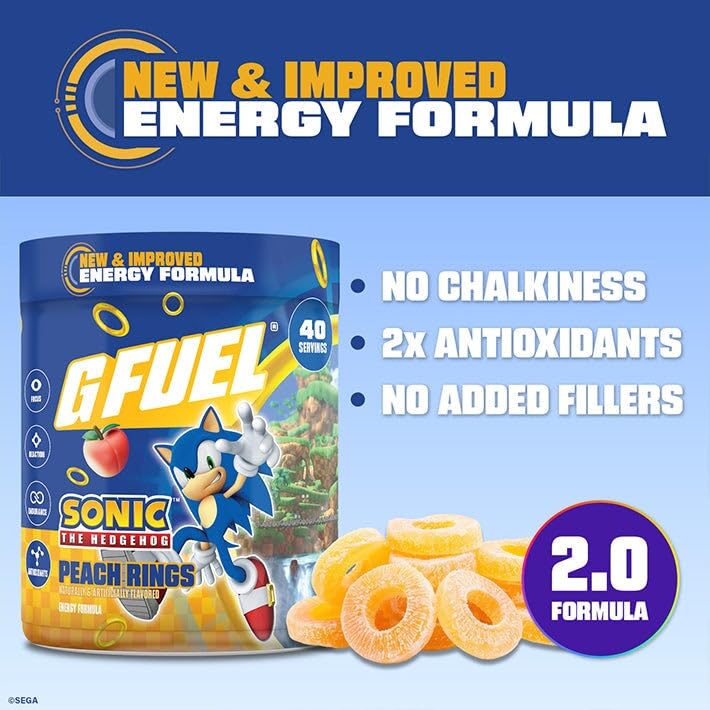 Peach ring candy pre-workout mix