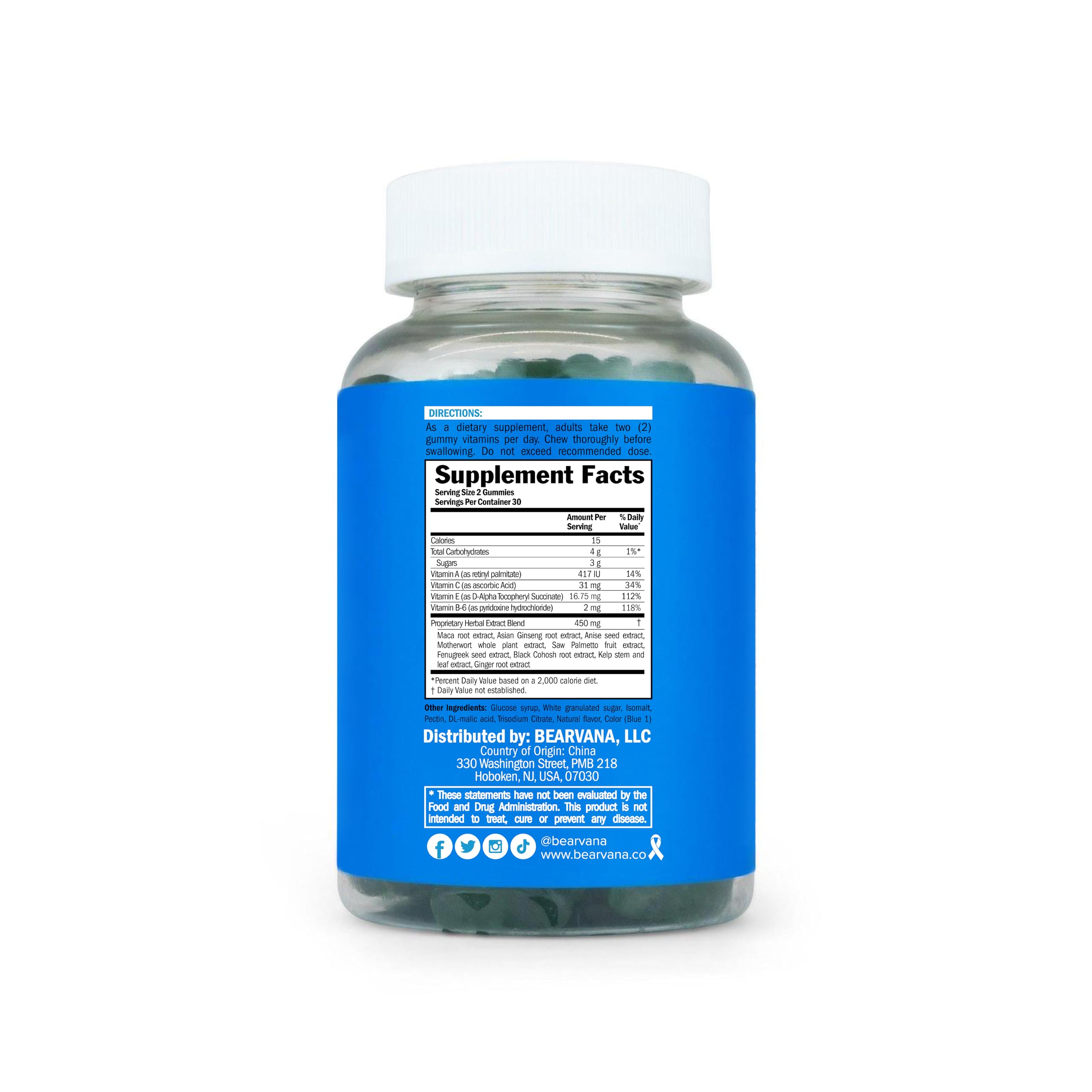 Peach Support blended vitamin & mineral benefits