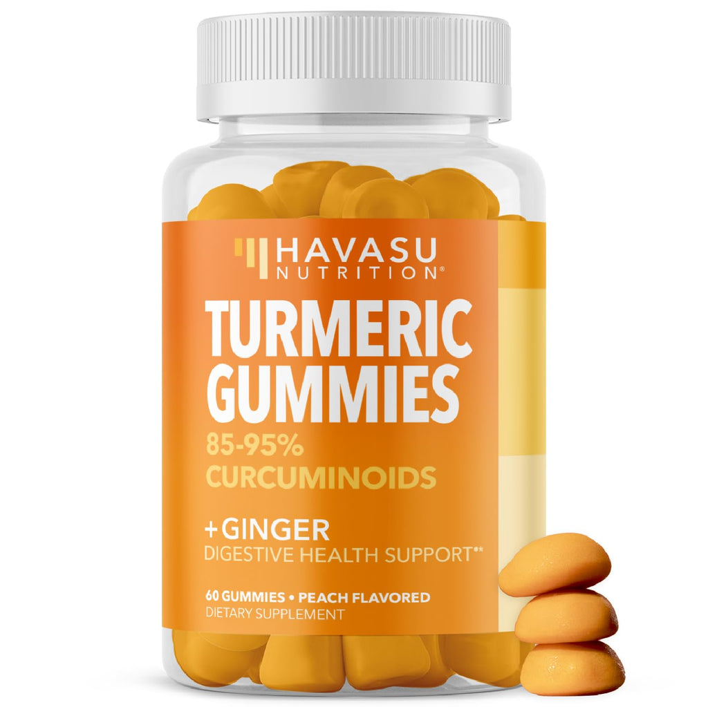 Peach turmeric gummies for wellness