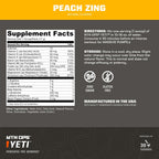 Peach Zing pre-workout energy boost