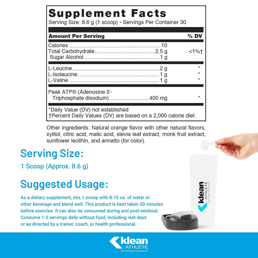 Peak ATP for enhanced recovery