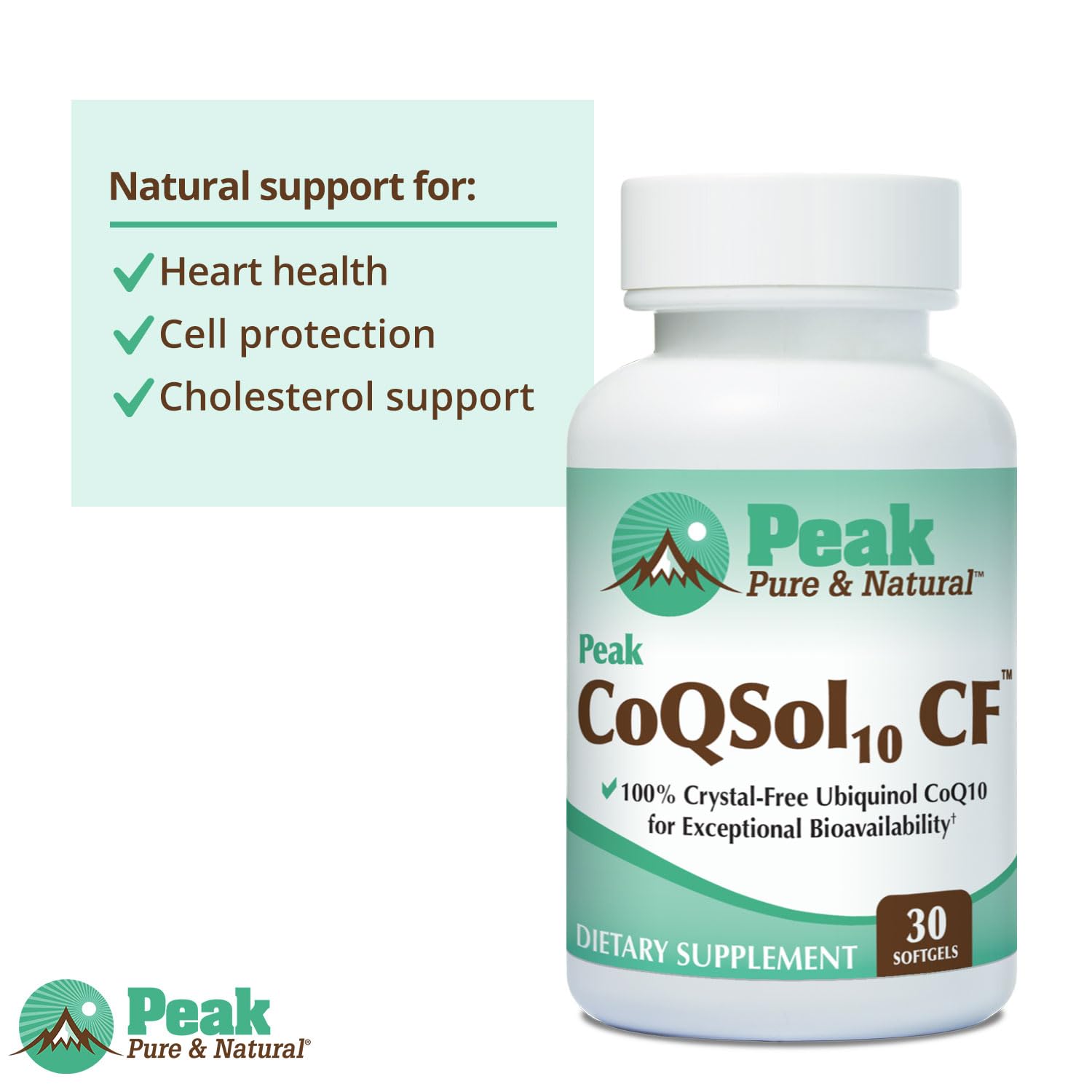 Peak CoQSol10 for daily wellness