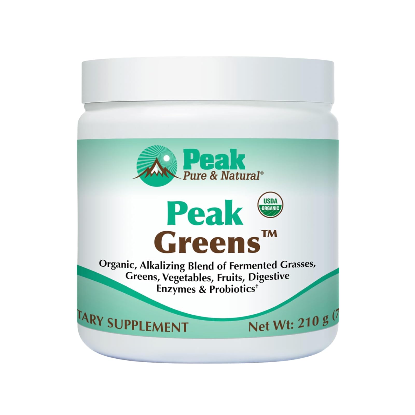 Peak Greens Powder superfood drink