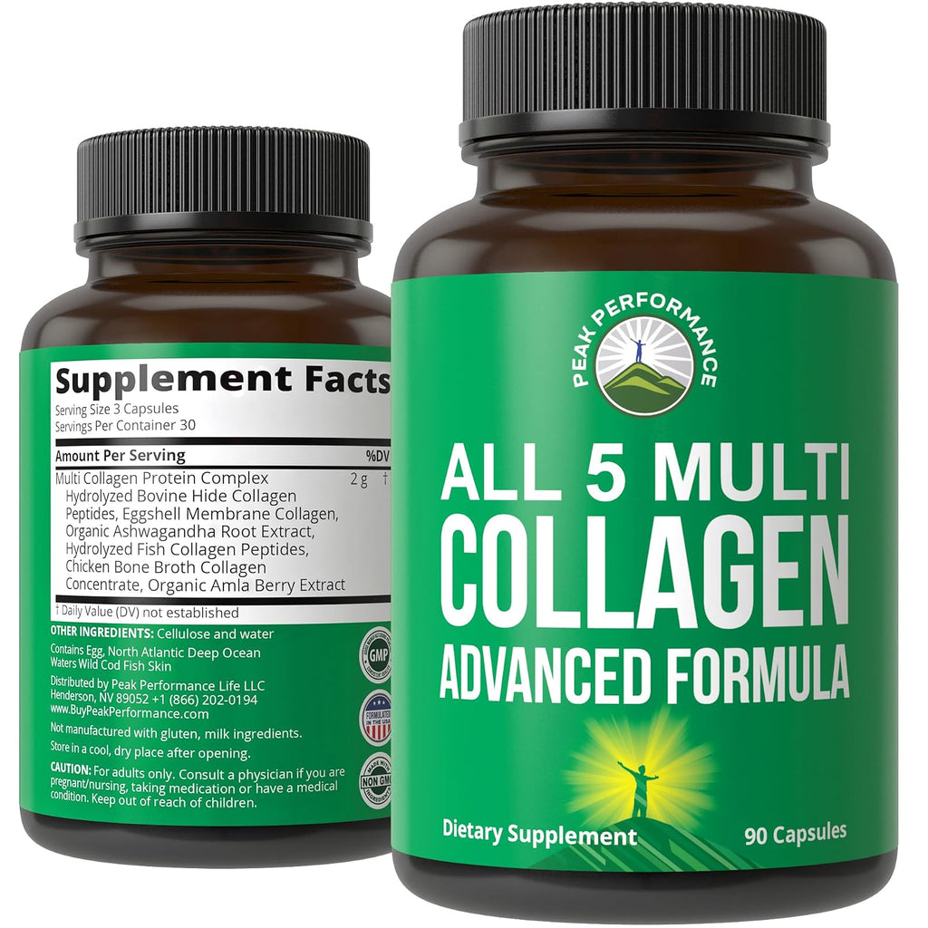 Peak Performance collagen capsules for beauty