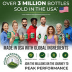 Peak Performance greens powders for energy boost