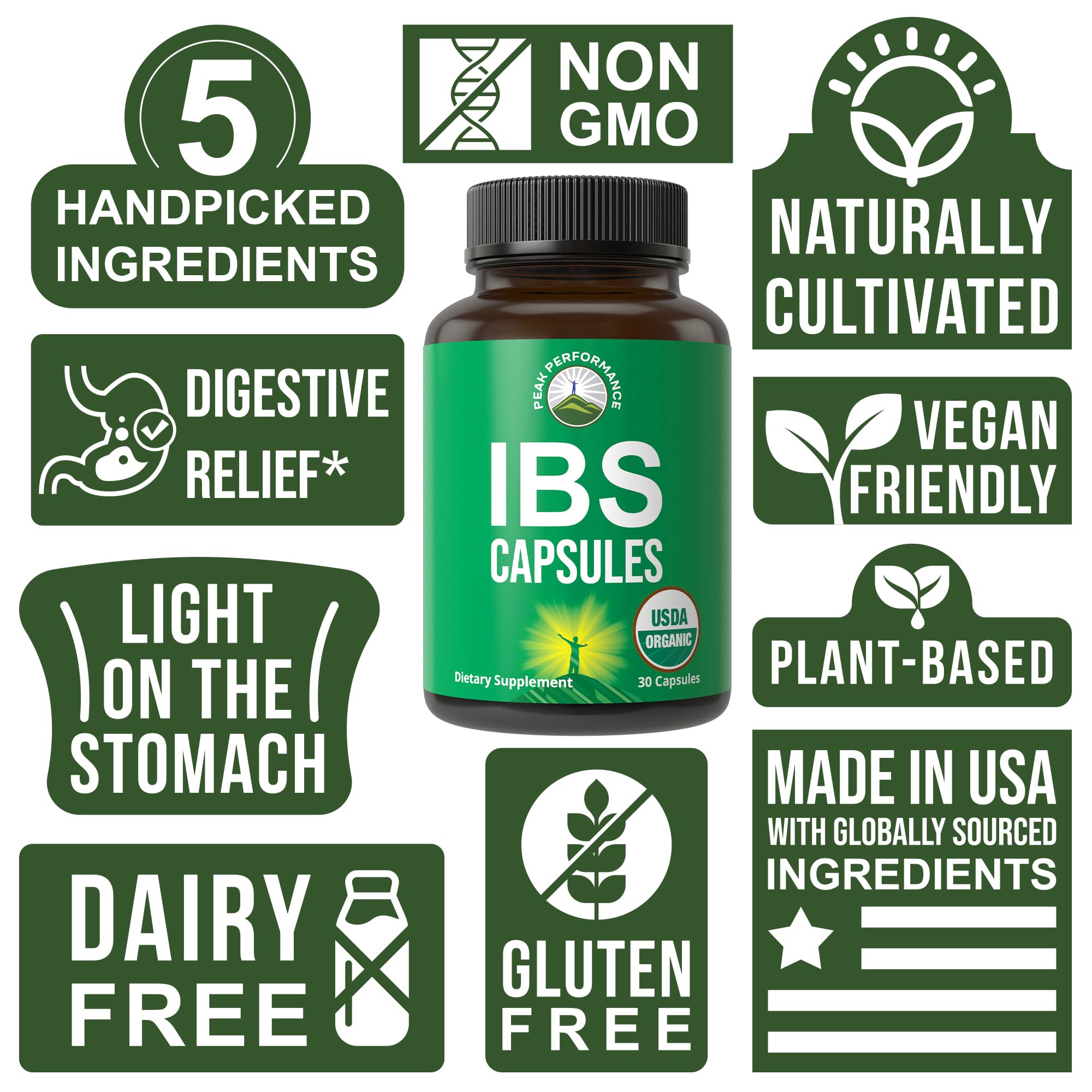 Peak Performance herbal capsules for relief
