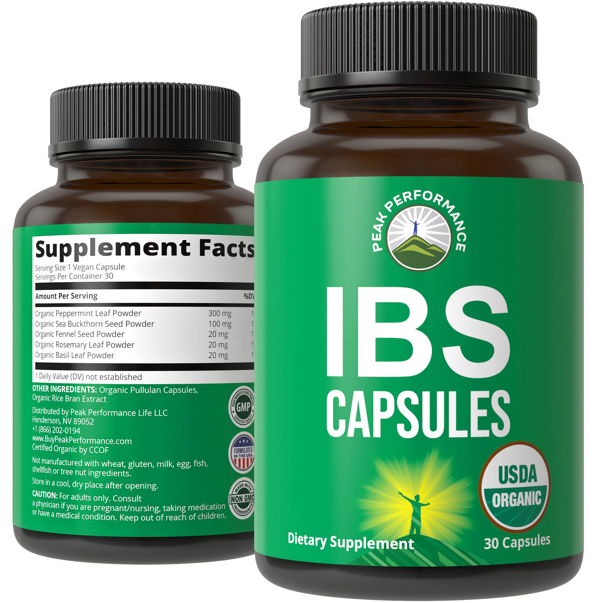 Peak Performance herbal supplements for digestion