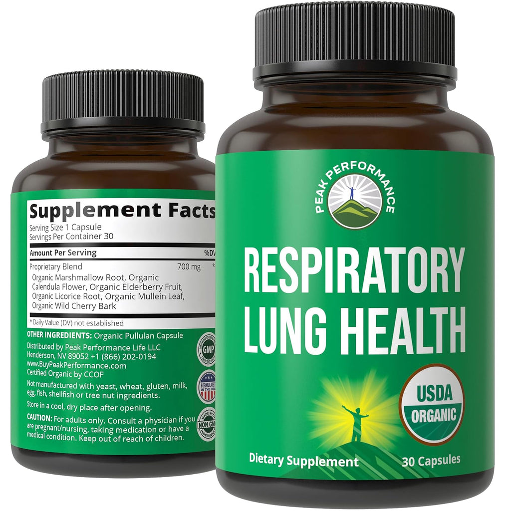 Peak Performance lung detox capsules