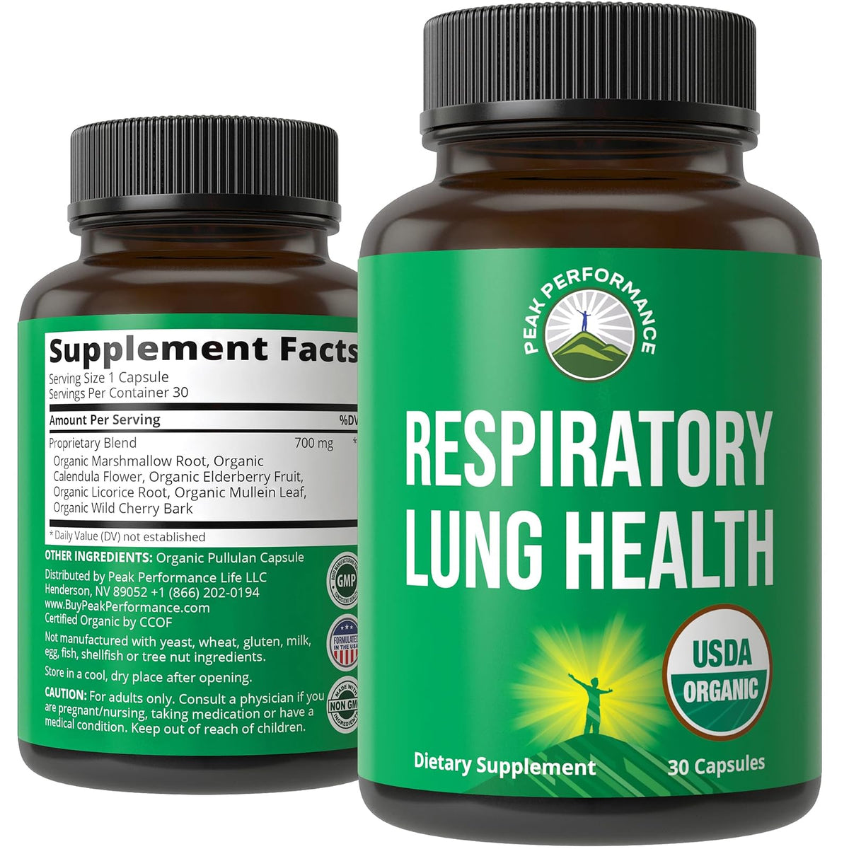 Peak Performance lung detox capsules