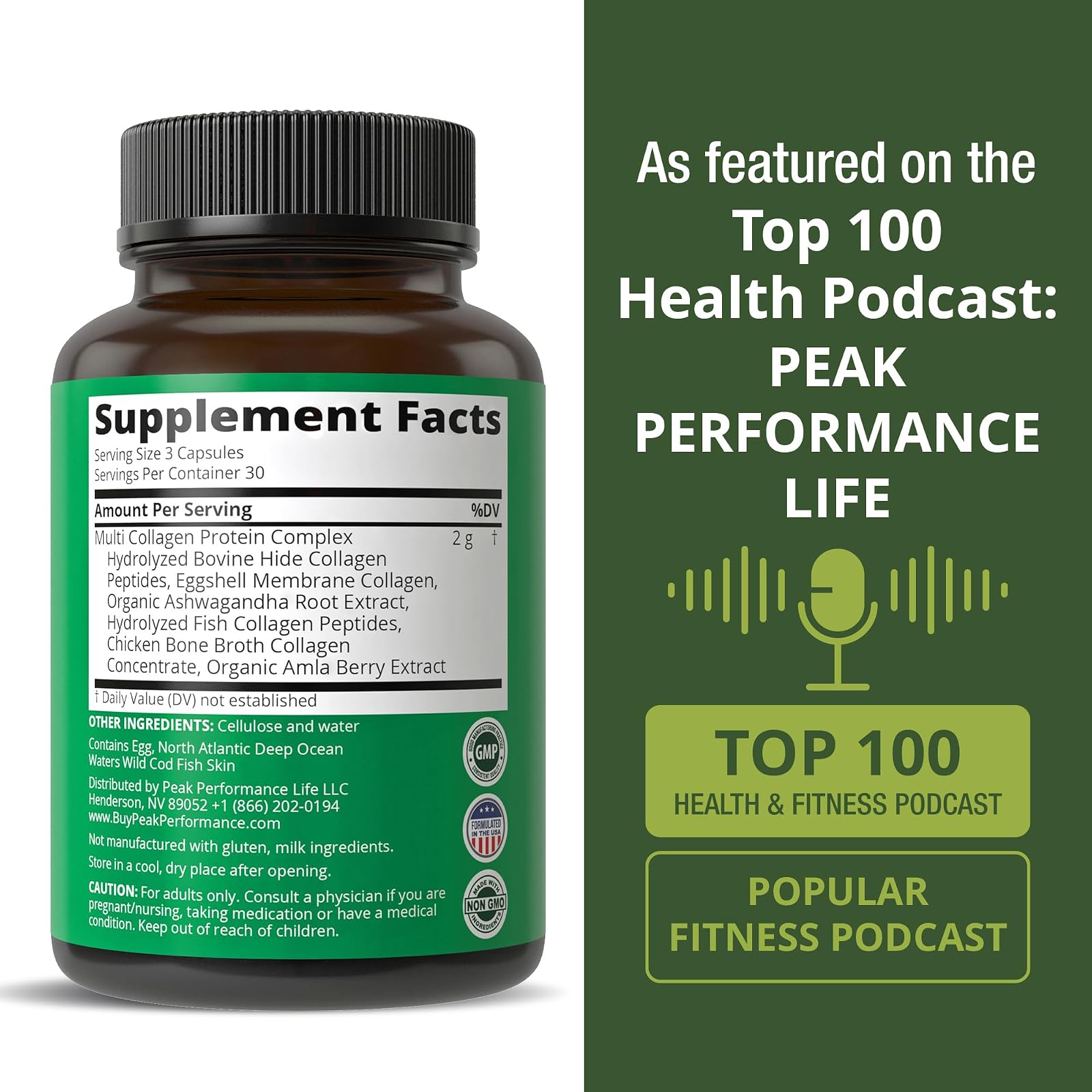 Peak Performance multi collagen powder benefits