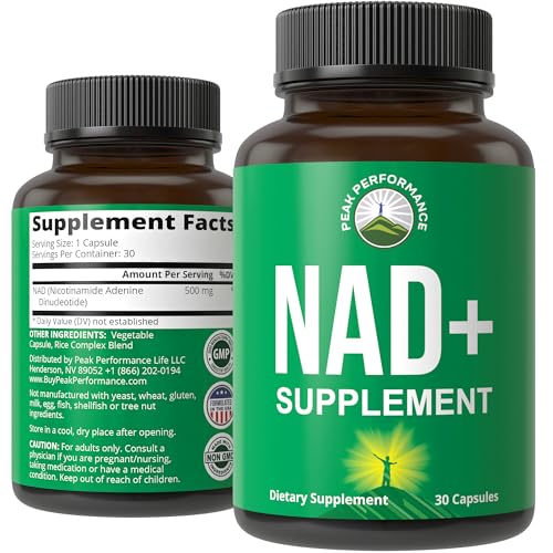 Peak Performance NAD supplement benefits