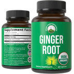 Peak Performance organic ginger capsules